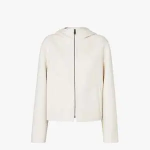 Fendi Wool Hooded Jacket - White