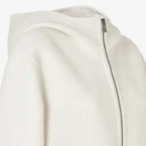 Fendi Wool Hooded Jacket - White