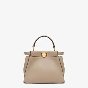 Fendi Peekaboo Mini Bag - Beige