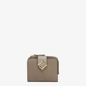 Fendi Ff Diamonds Wallet - Grey