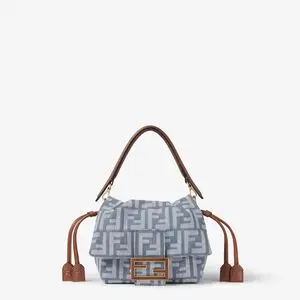 Fendi Mamma Baguette Small Bag - Blue