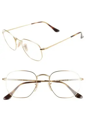 Ray-ban 51mm Round Optical Glasses