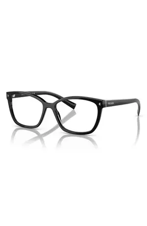 Prada 53mm Rectangular Optical Glasses