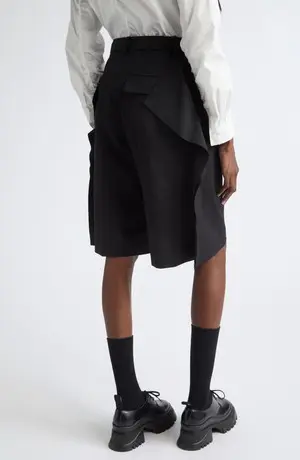 Undercover Ruffle Tailored Shorts