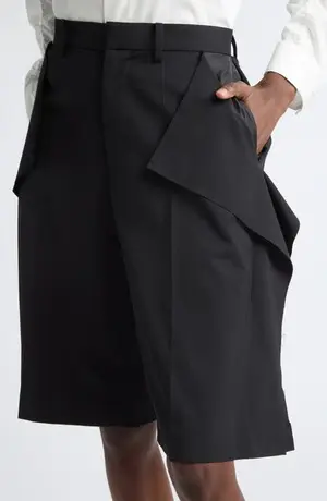 Undercover Ruffle Tailored Shorts