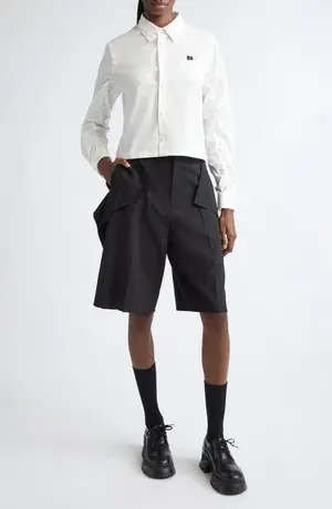 Undercover Ruffle Tailored Shorts