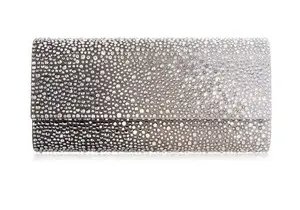 Judith Leiber Perry Gradient Clutch - Ebonized Platinum