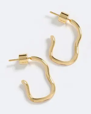 EMMA PILLS Baby Obsession Hoop Earrings - Gold