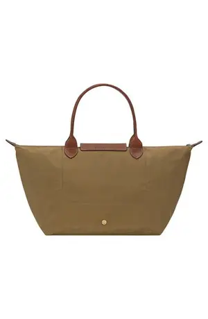 Longchamp Le Pliage Large Top Handle Bag - Olive
