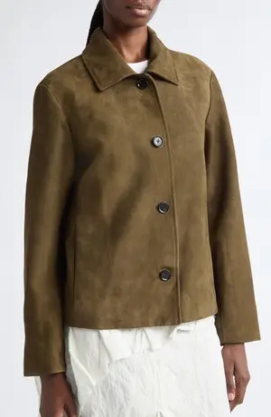 Proenza Schouler Lambskin Suede Jacket