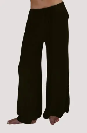 STONE FOX SWIM Koda Wide Leg Cover-up Pants - Stone