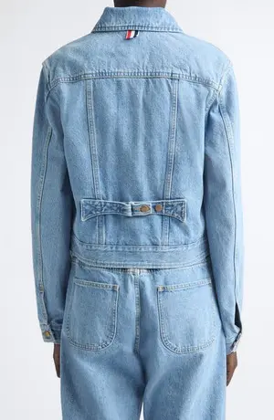Thom Browne Shrunken Selvedge Denim Jacket