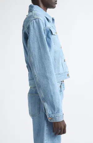 Thom Browne Shrunken Selvedge Denim Jacket