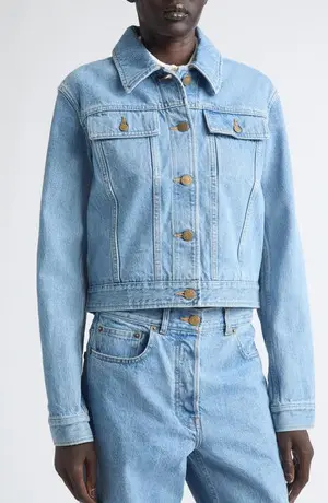 Thom Browne Shrunken Selvedge Denim Jacket