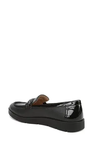 LIFESTRIDE Vineyard Loafer With Metallic Bit Detail - Black