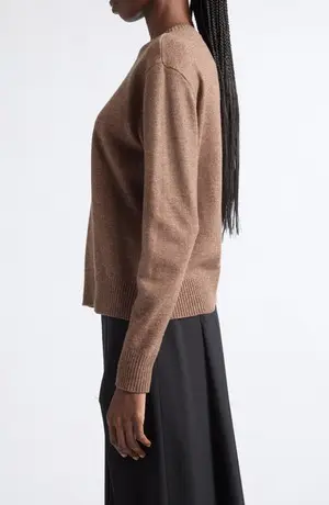Undercover Wool Blend Sweater With Woven Panel