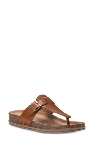 Eastland Brya Platform Wedge Flip Flop - Tan