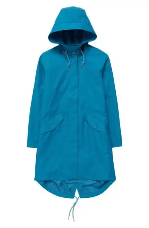 SEASALT CORNWALL Waterproof Hooded Linen & Cotton Coat