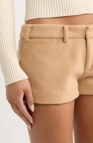 Solid & Striped The Gabriella Wool Blend Shorts