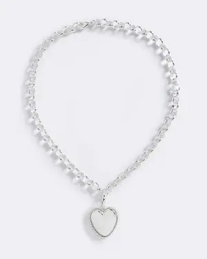 EMMA PILLS Hot Heart Chain - Silver