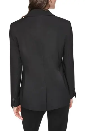 Dkny Heatset Animal Studded Blazer