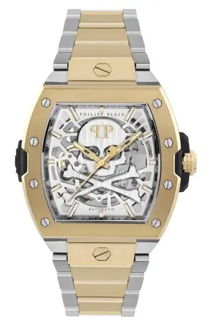 Philipp Plein The $keleton 2.0 Automatic Bracelet Watch - Two Tone