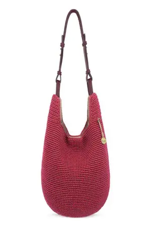 THE SAK Los Feliz Hobo Bag - Black Cherry Static