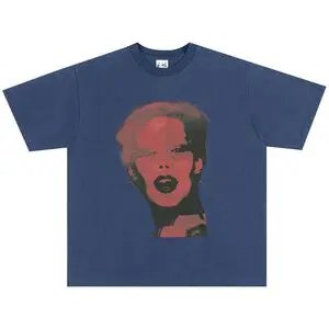 BASKETCASE Cocoon" Graphic T-shirt - Blue