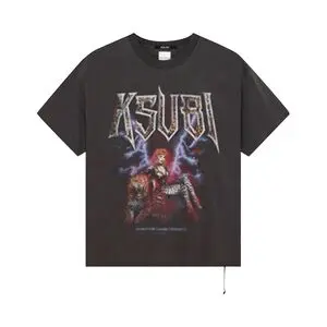 Ksubi Kingdom Ekcess Short-sleeve Tee 'faded - Black