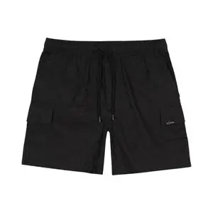 BRAIN DEAD X Coach Signature Camp Shorts - Black