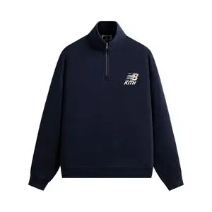 Kith X New Balance Nelson Quarter Zip 'nocturnal - Blue