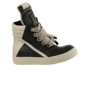 Rick Owens Wmns Concordians Jumbo Lace Geobasket 'dark Dust - Brown