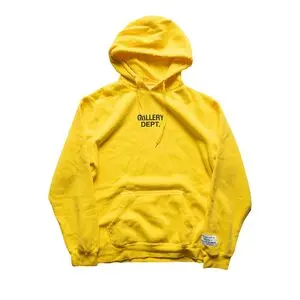 GALLERY DEPT. Center Logo Hoodie - Yellow