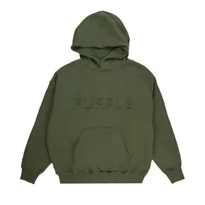 PURPLE BRAND Cutout Wordmark Hoodie