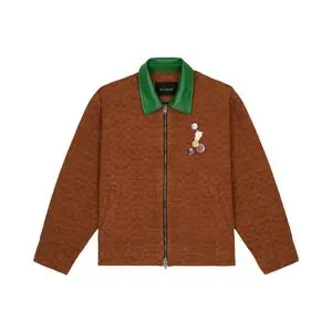 BRAIN DEAD X Coach Zip Front Blouson