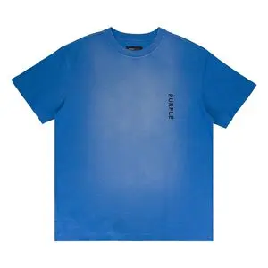 PURPLE BRAND Textured Jersey Short-sleeve Tee - Blue