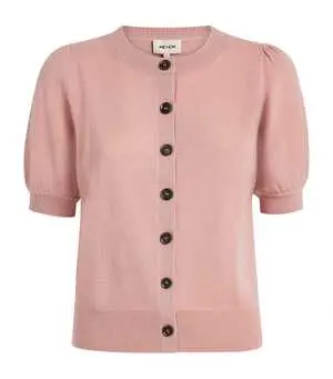 ME+EM Cashmere Cardigan - Pink
