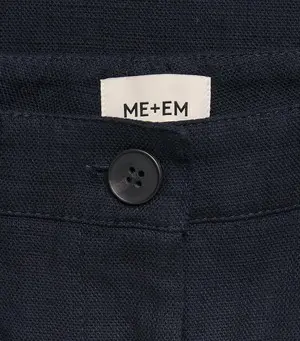 ME+EM Cotton Barrel-leg Trousers
