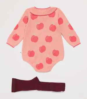 THE BONNIE MOB X Collégien Organic Cotton Bodysuit And Tights Set
