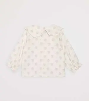 PAZ RODRIGUEZ Cotton Floral Blouse