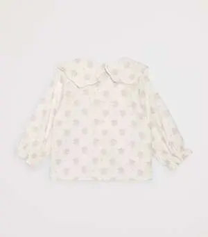 PAZ RODRIGUEZ Cotton Floral Blouse