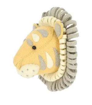 FIONA WALKER Mini Organic Wool Tiger Head Decoration