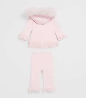 BIMBALO Hooded Top And Leggings Set