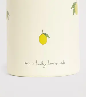 KONGES SLOJD Stainless Steel Lemon Print Thermo Bottle