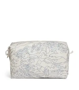 Bonpoint Graphic Print Pouch - Navy