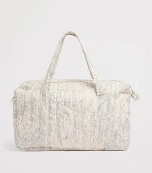 Bonpoint Quilted Floral Organic Cotton Changing Bag