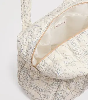 Bonpoint Quilted Floral Organic Cotton Changing Bag
