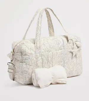 Bonpoint Quilted Floral Organic Cotton Changing Bag