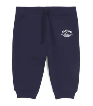 Harrods Cotton Sweatpants - Navy