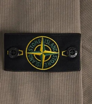 Stone Island Ribbed Compass Patch Sweatshirt